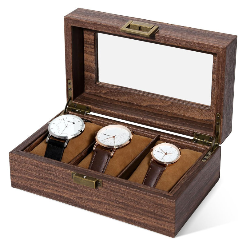 Millwood Pines Watch Box + Locking | Wayfair