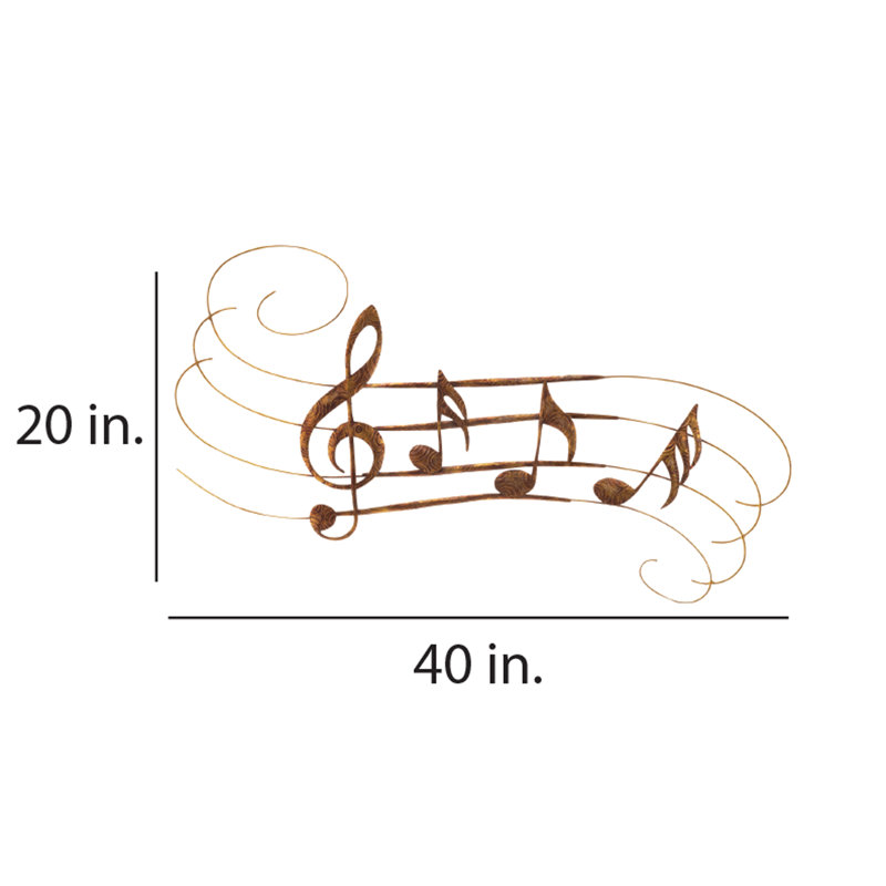 Winston Porter Large Musical Notes Wall Decor & Reviews | Wayfair