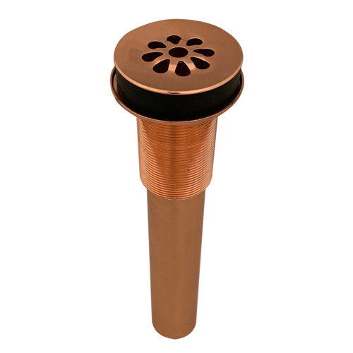 Premier Copper Products 1.5" Non-Overflow Grid Bathroom Sink Drain ...