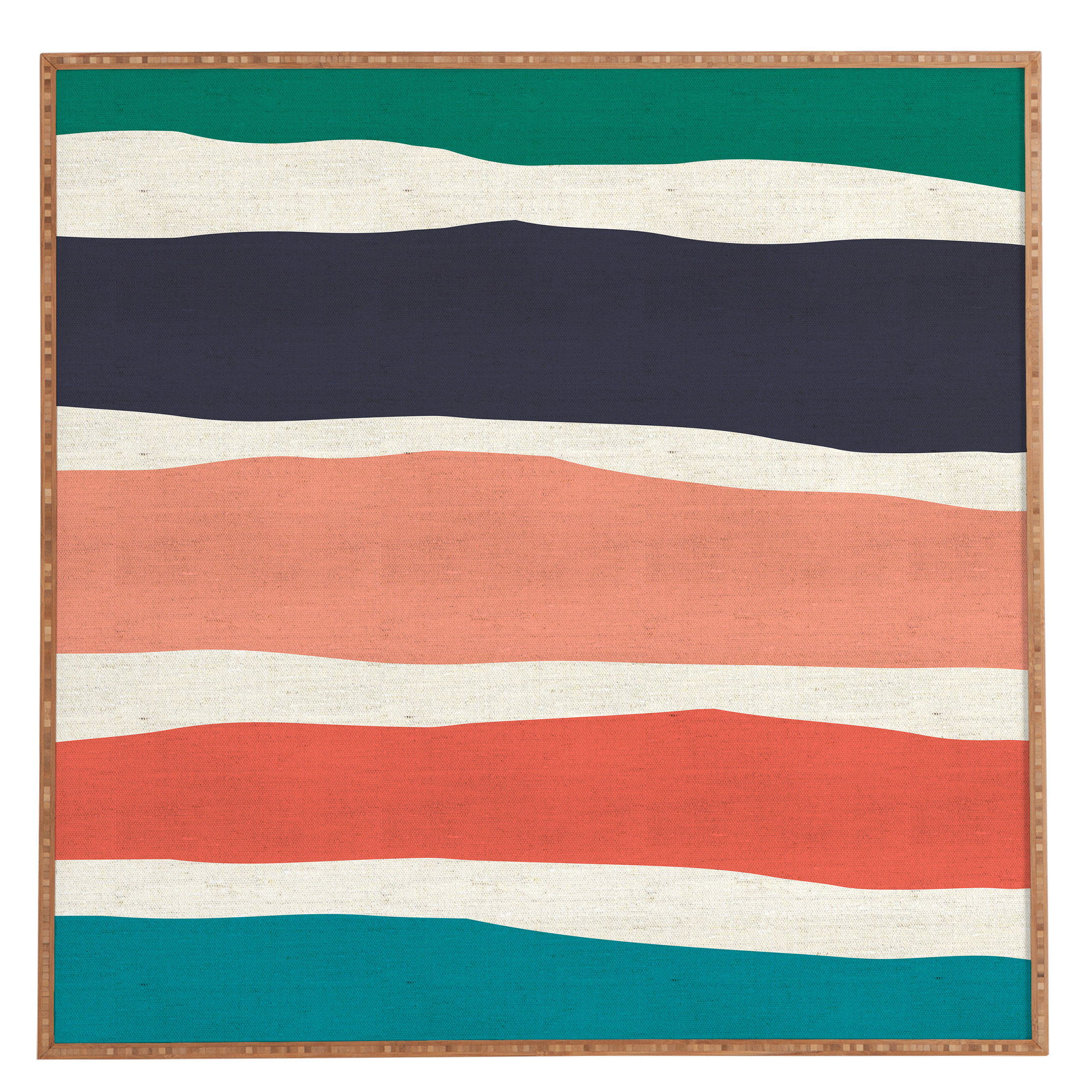 Highland Dunes Paper Stripe Framed Graphic Art & Reviews | Wayfair