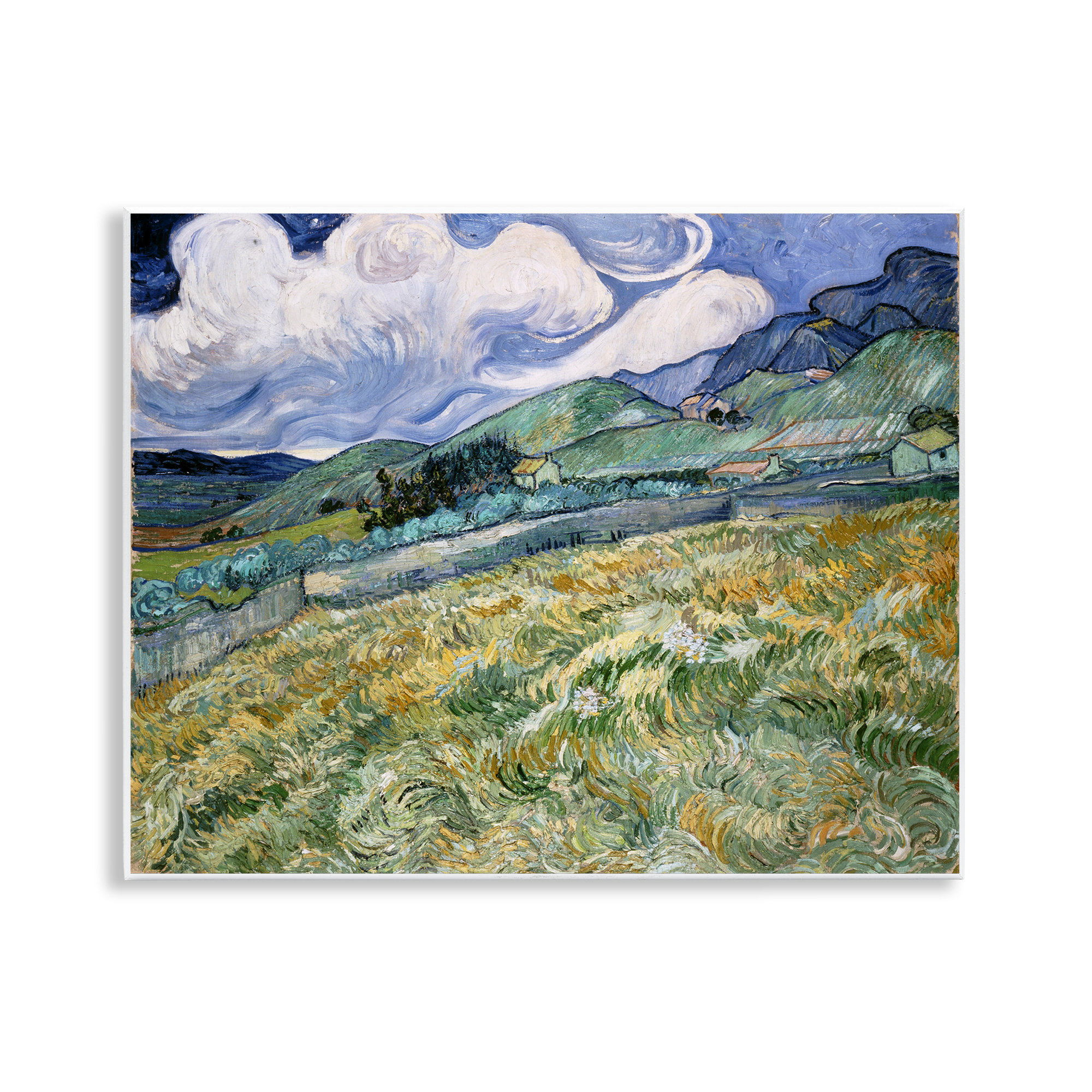 Fleur De Lis Living Classic Landscape From Saint Remy Wall Plaque Art ...