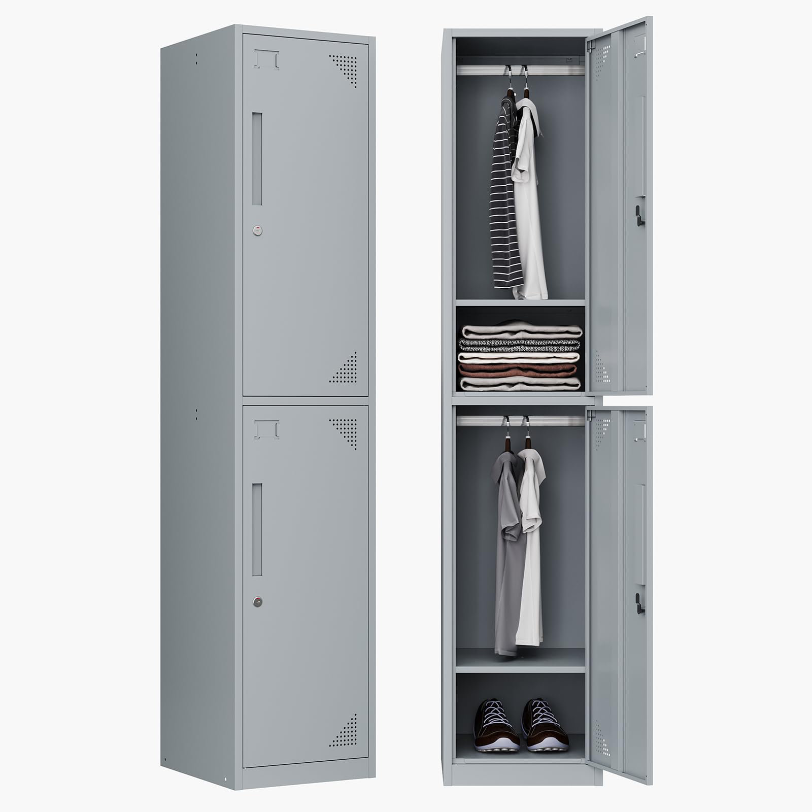 Steelcube 2 - Tier 2 - Section 15" Wide Gym Locker & Reviews | Wayfair