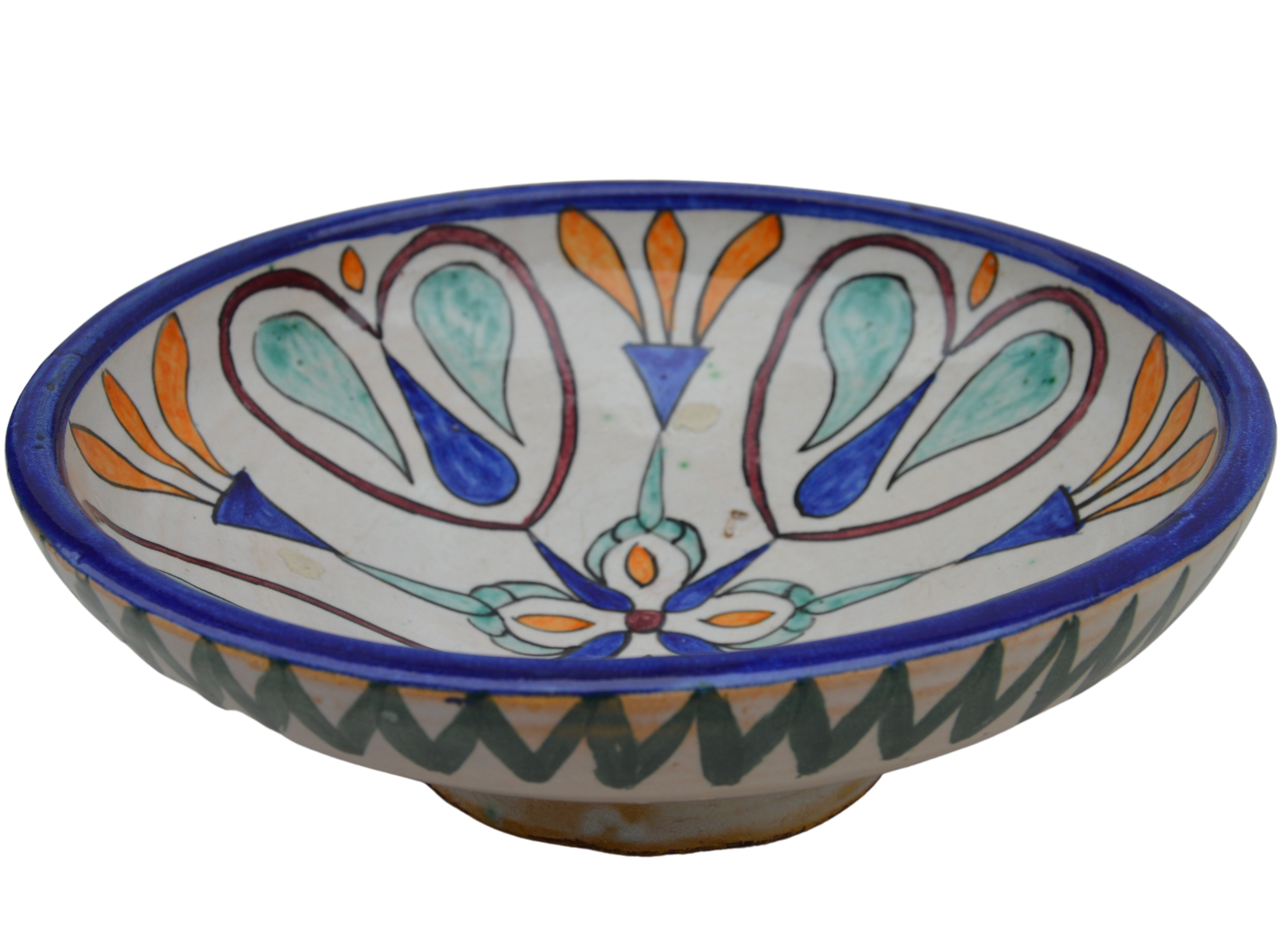 The Moroccan Room Late 19th Century Colourful Andalusian Floral Pattern ...