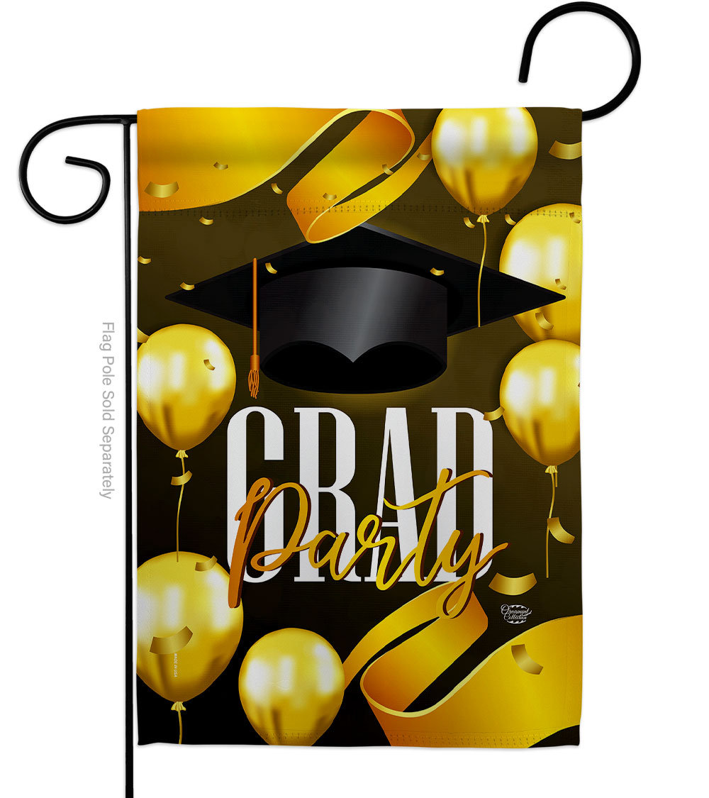 Ornament Collection Grad Party Garden Flag Graduation Education 13 X18 ...