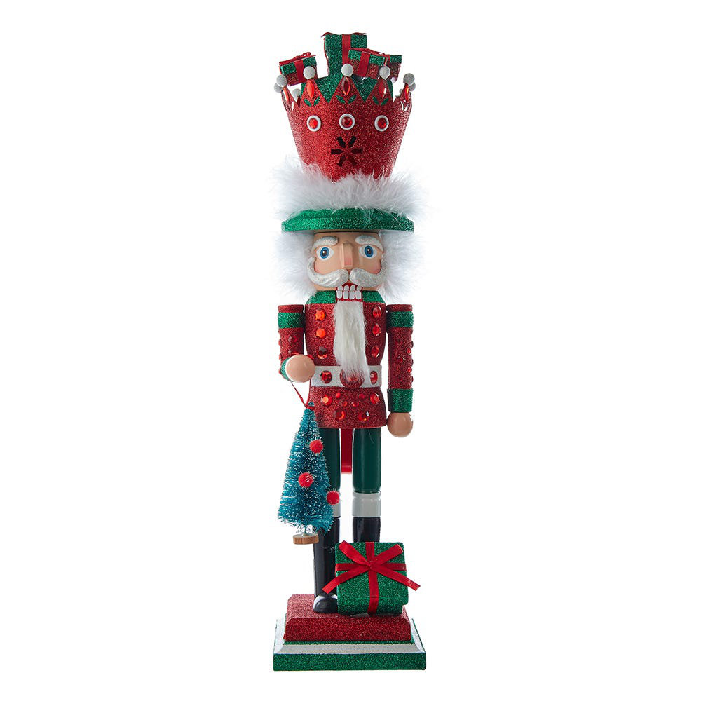 Kurt Adler 18-Inch Hollywood Nutcrackers Red and Green with Presents ...