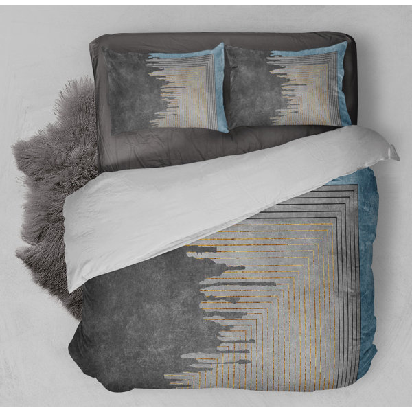 Blankets2U Twill Abstract Comforter Set | Wayfair