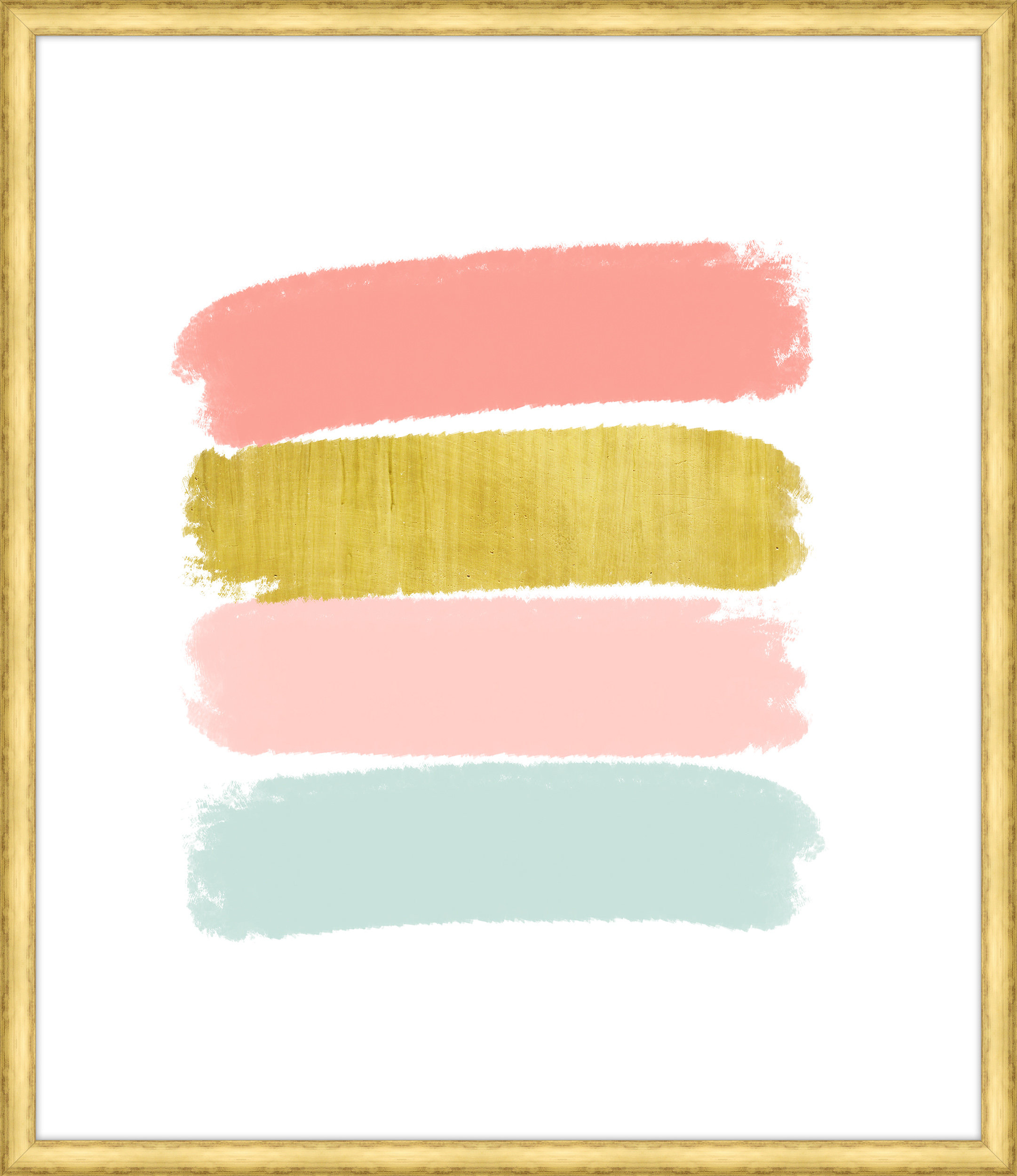 Melissa Van Hise 'Paint Swashes III' Framed Painting Print | Wayfair