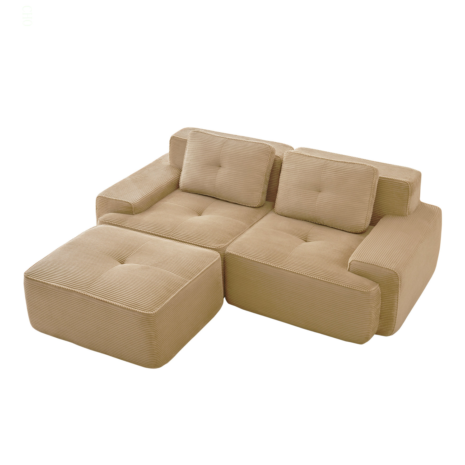 Latitude Run® Modern L-Shaped Modular Sectional Sofa For Living Room ...