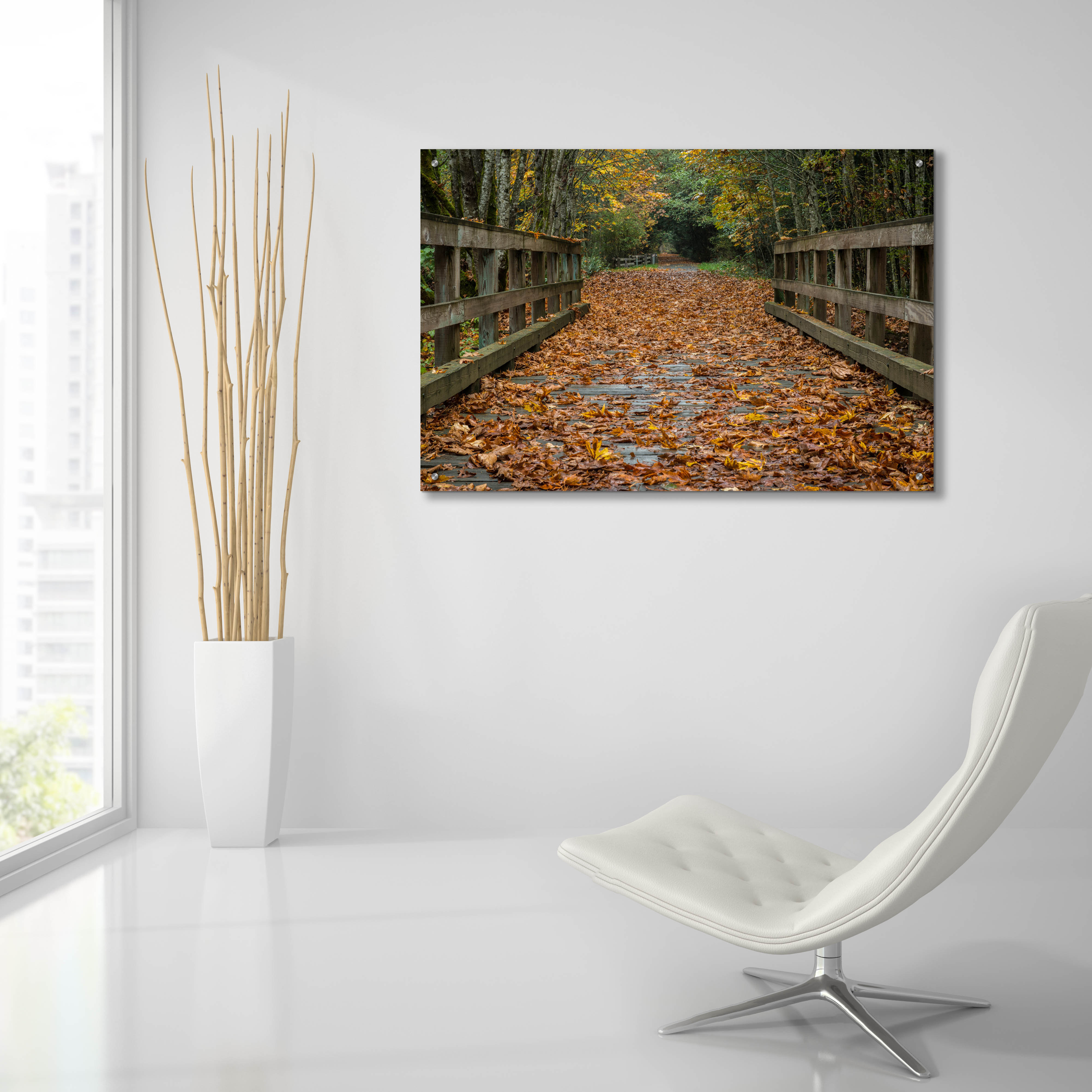 Millwood Pines Fall On The Goose Victoria' by Tim Oldford, Acrylic ...