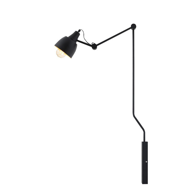George Oliver Beonica Steel Swing Arm Sconce | Wayfair.co.uk