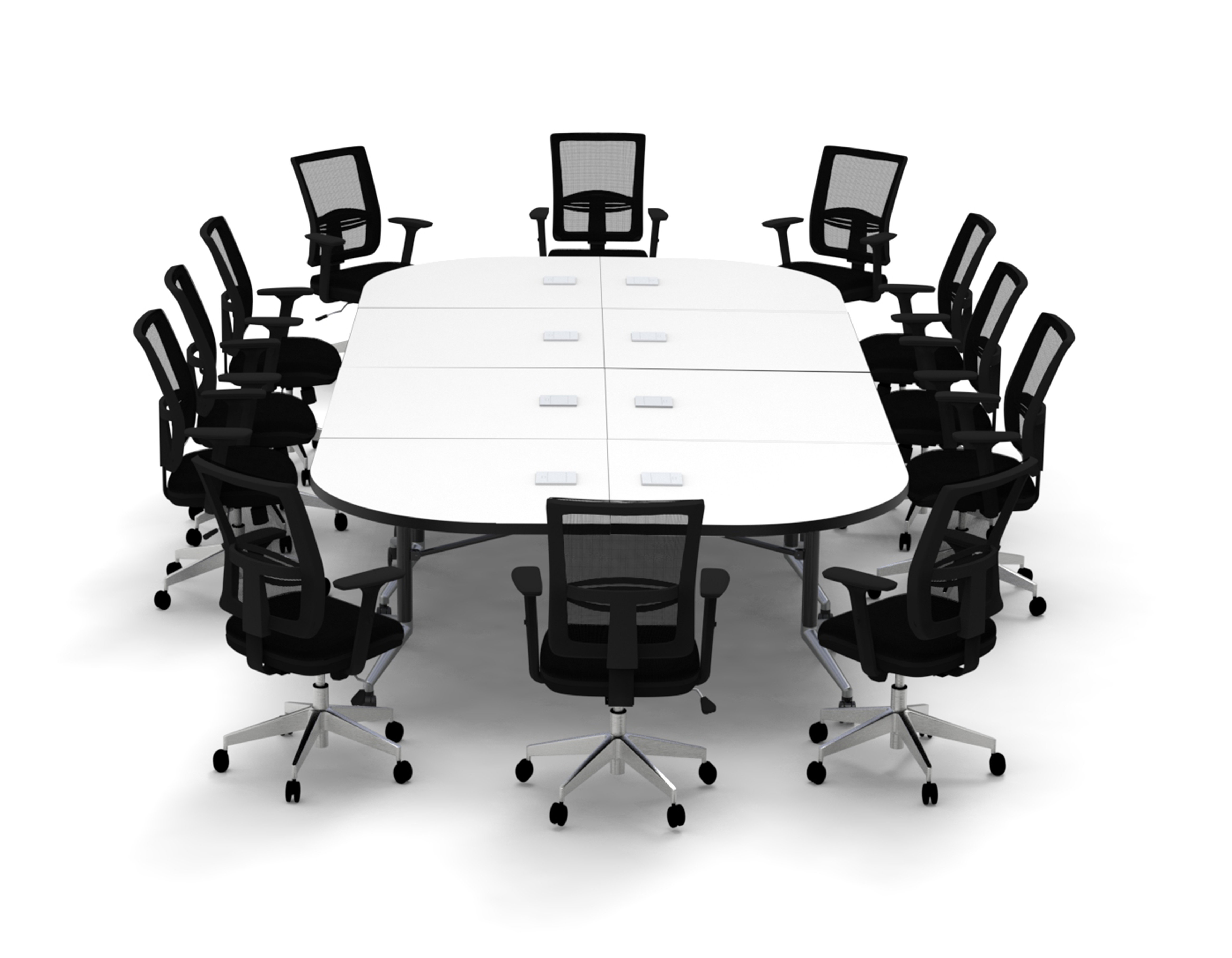 Team Tables Rectangle 12 Person Flip Top 72'' L Modular Training Table ...