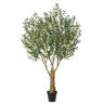 AllModern Aldis Artificial Olive Tree, UV Resistant Fake Plants, Faux ...
