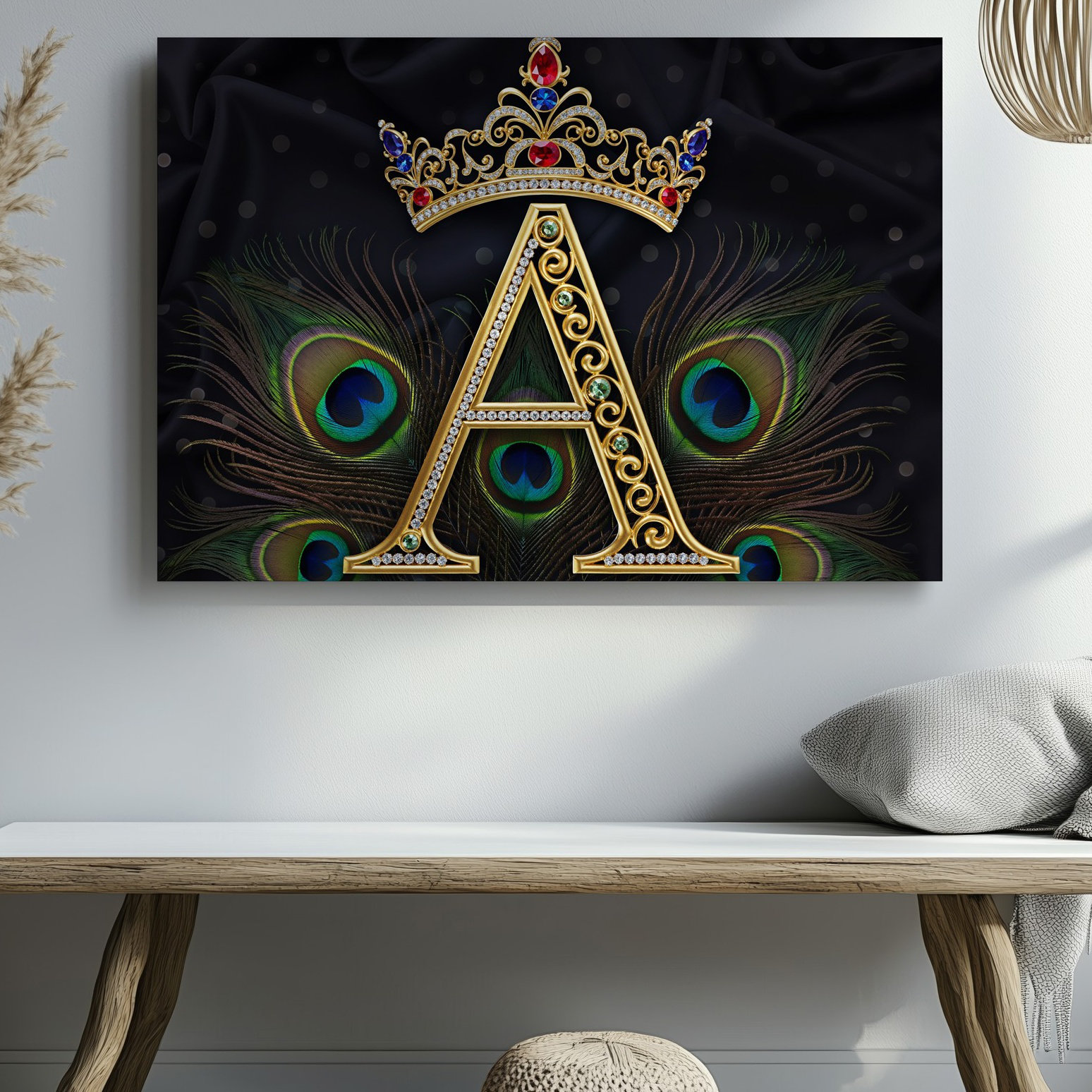 Winston Porter Canvas A Lavish Design Features An Ornate Golden Crown ...