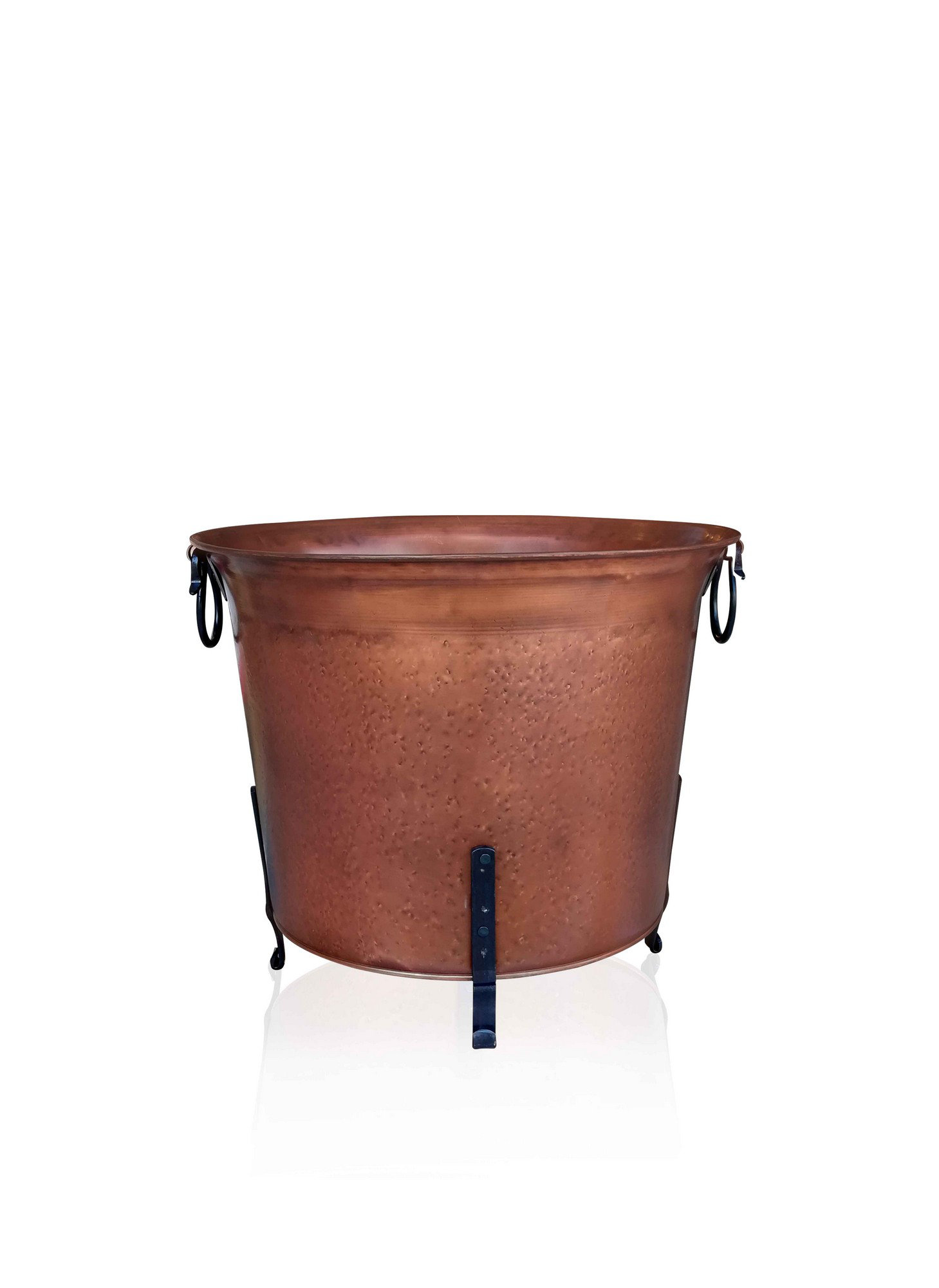 East Urban Home Nevis Metal Plant Pot | Wayfair