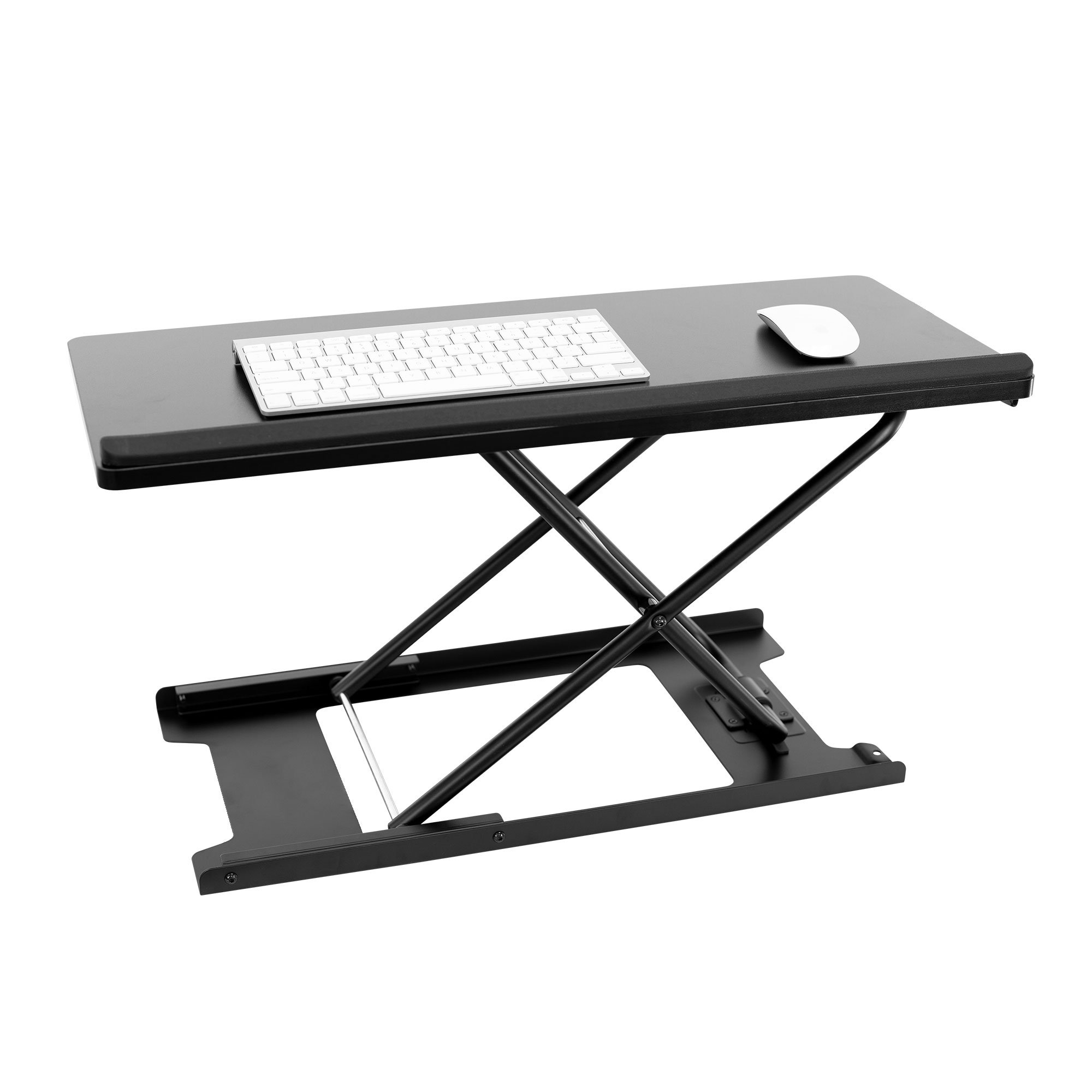 Mount-It! Height Adjustable Standing Keyboard Tray for Desktop, Sit ...