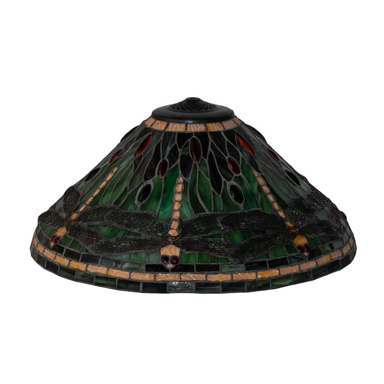 Meyda Lighting 9'' H x 20'' W Glass Empire Lamp Shade | Wayfair