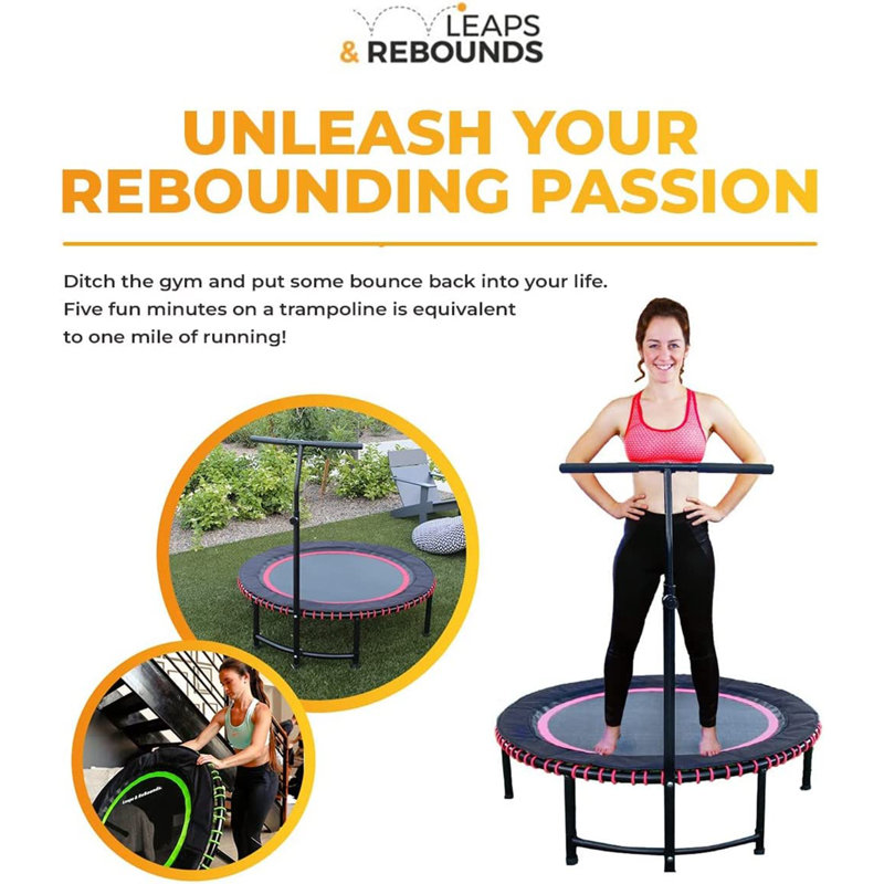 LEAPS & REBOUNDS 9 Round Fitness Trampoline & Reviews | Wayfair