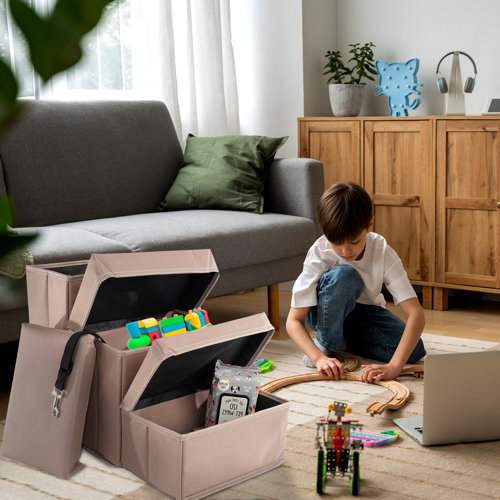 Tucker Murphy Pet™ Wava Padded 3 Step Pet Storage Foldable Steps ...