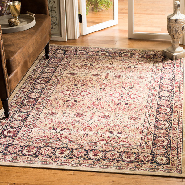 Ophelia & Co. Boyers Cream/Red Area Rug | Wayfair.co.uk