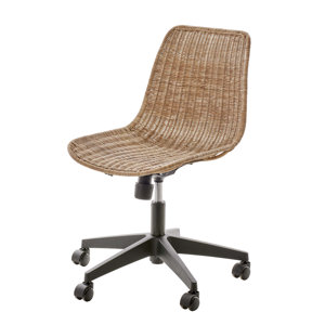 Bayou Breeze Ormond task chair, natural | Wayfair
