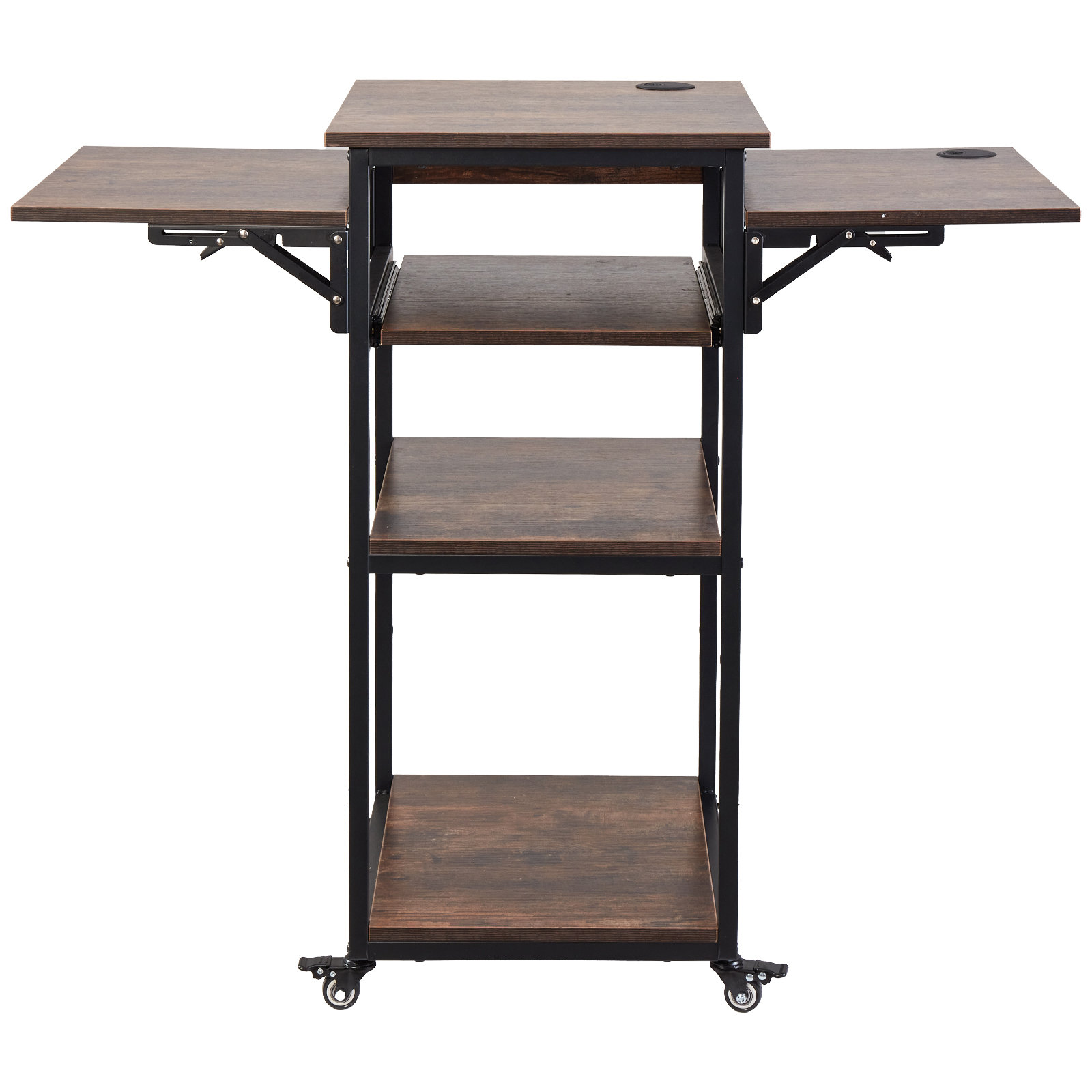 Rebrilliant Heat Press Table with Charging Station 4 Tier Movable Heat ...