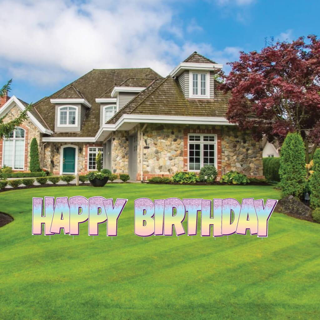 VictoryStore.com 5 Piece Happy Birthday Display Set | Wayfair