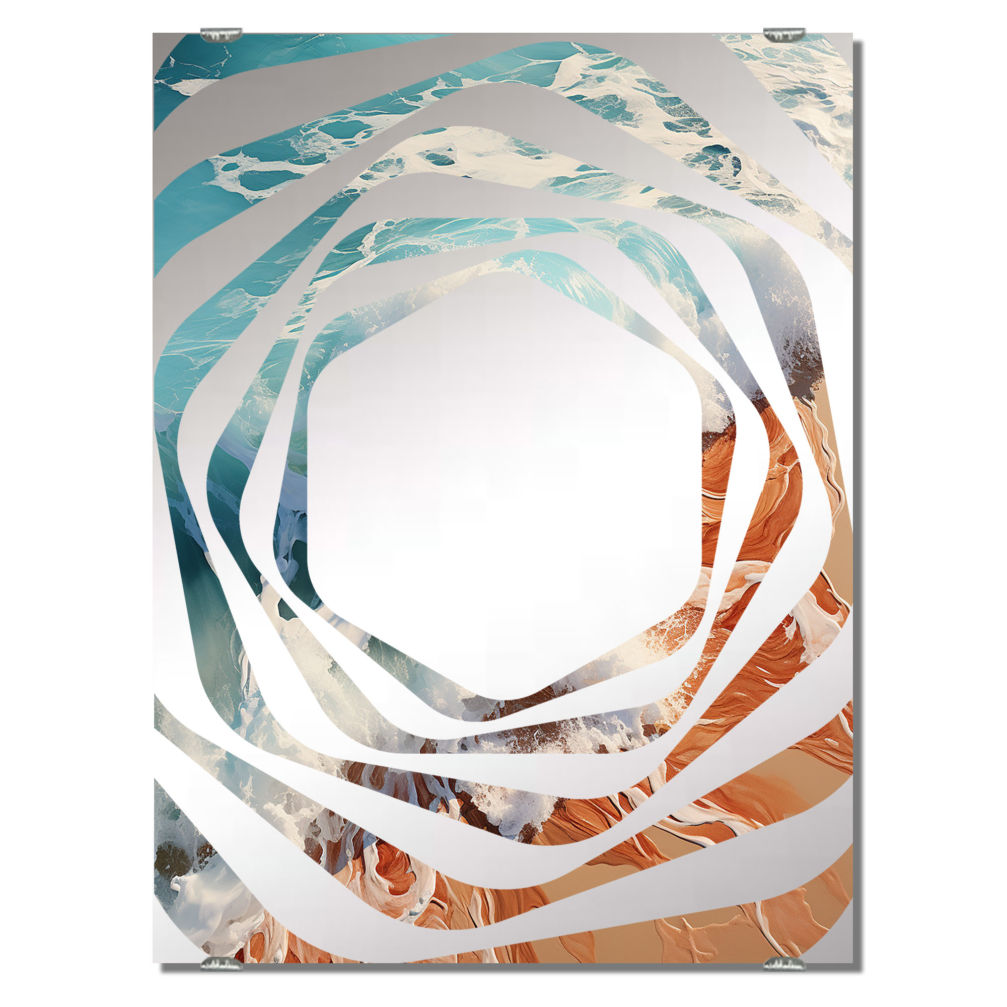 East Urban Home Gerret - Beach & Ocean Wall Mirror Decor MIR139356 ...
