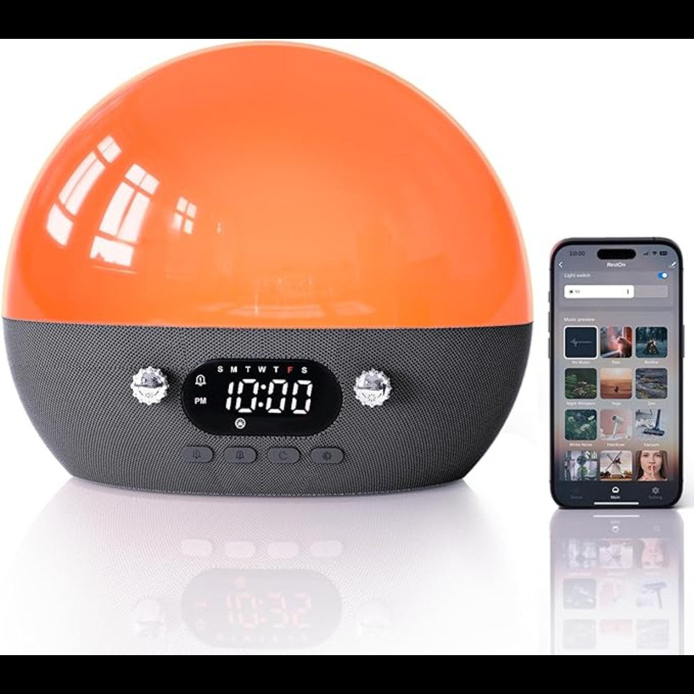 Ivy Bronx White Noise Sound Machine- Sunrise Alarm Clock With Bluetooth ...