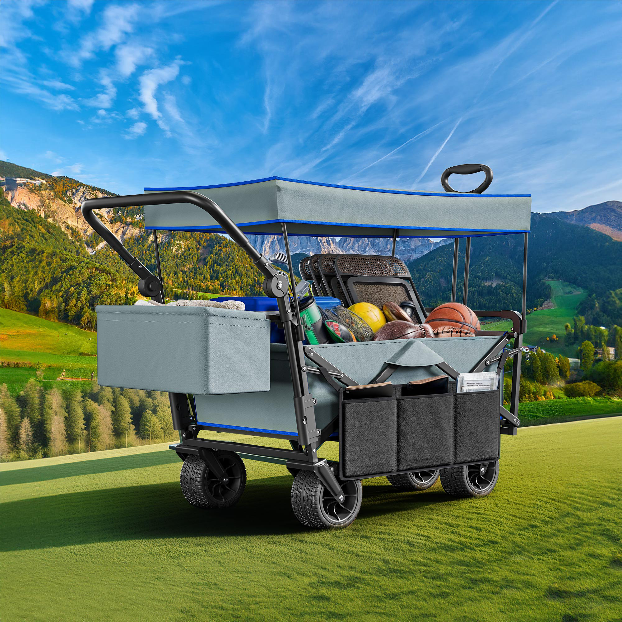 Edrosie Inc Multi-purpose Outdoor Garden Carts - Wayfair Canada