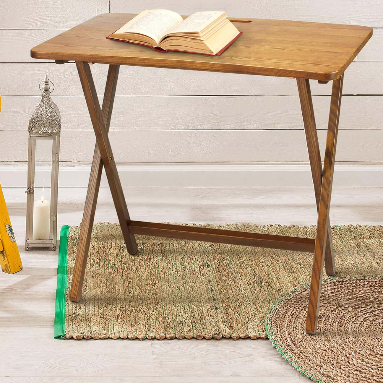 Hokku Designs Folding Table with Hardwood - Wayfair Canada