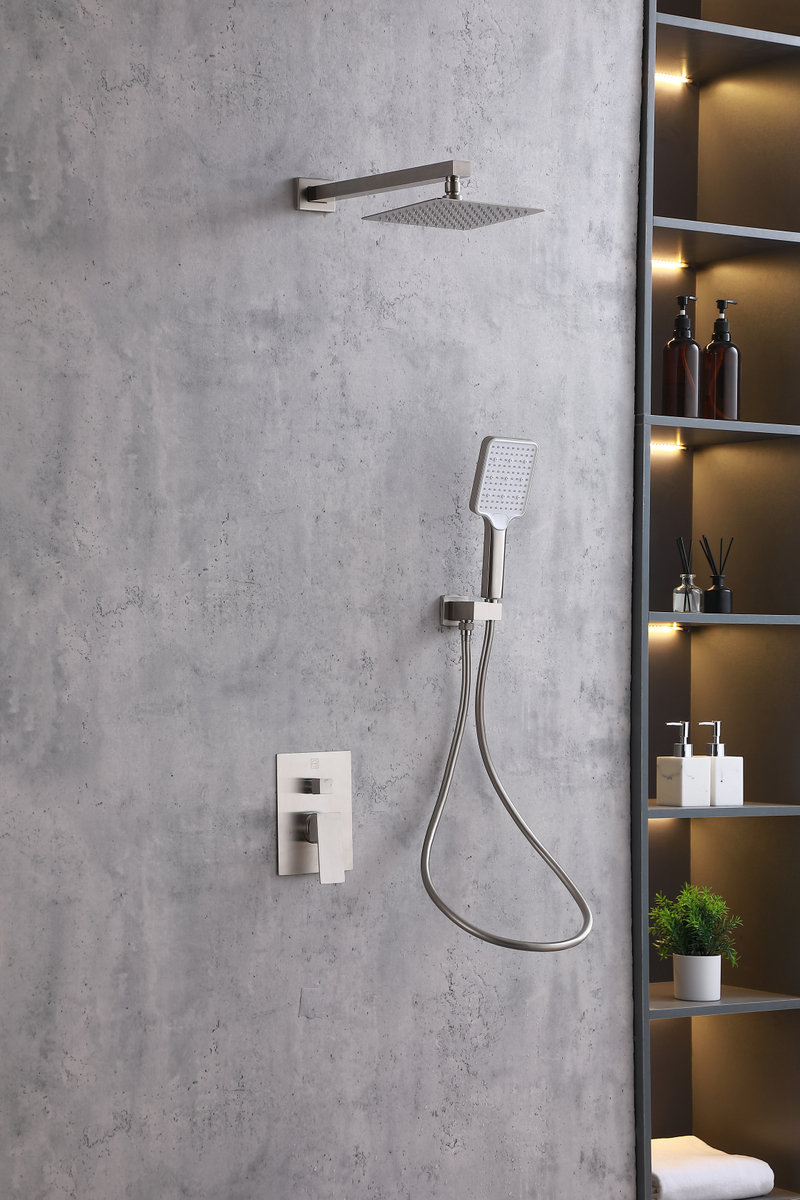 Elegant Kitchen and Bath Petar Complete Shower Faucet System with Rough ...