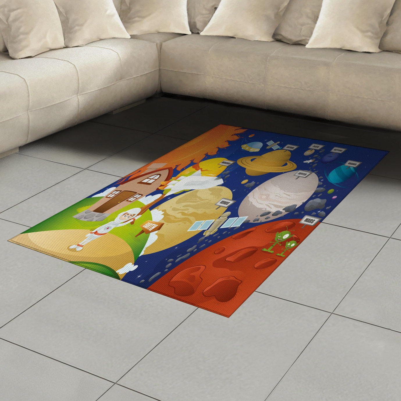 East Urban Home Educational Science High Density Long Fiber Poly ...