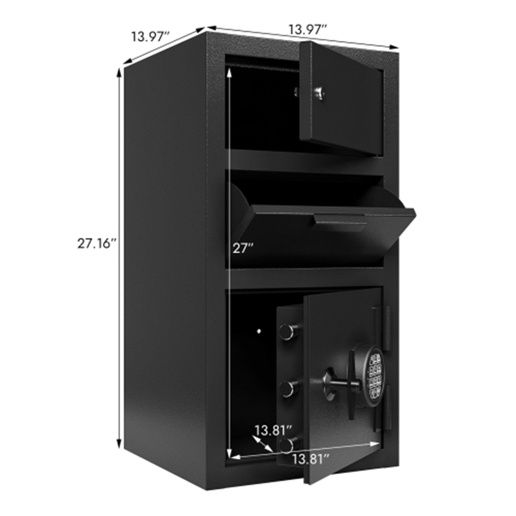 XINYUEHE 690 Double-door tipping cabinet Digital Depository Safe Made ...