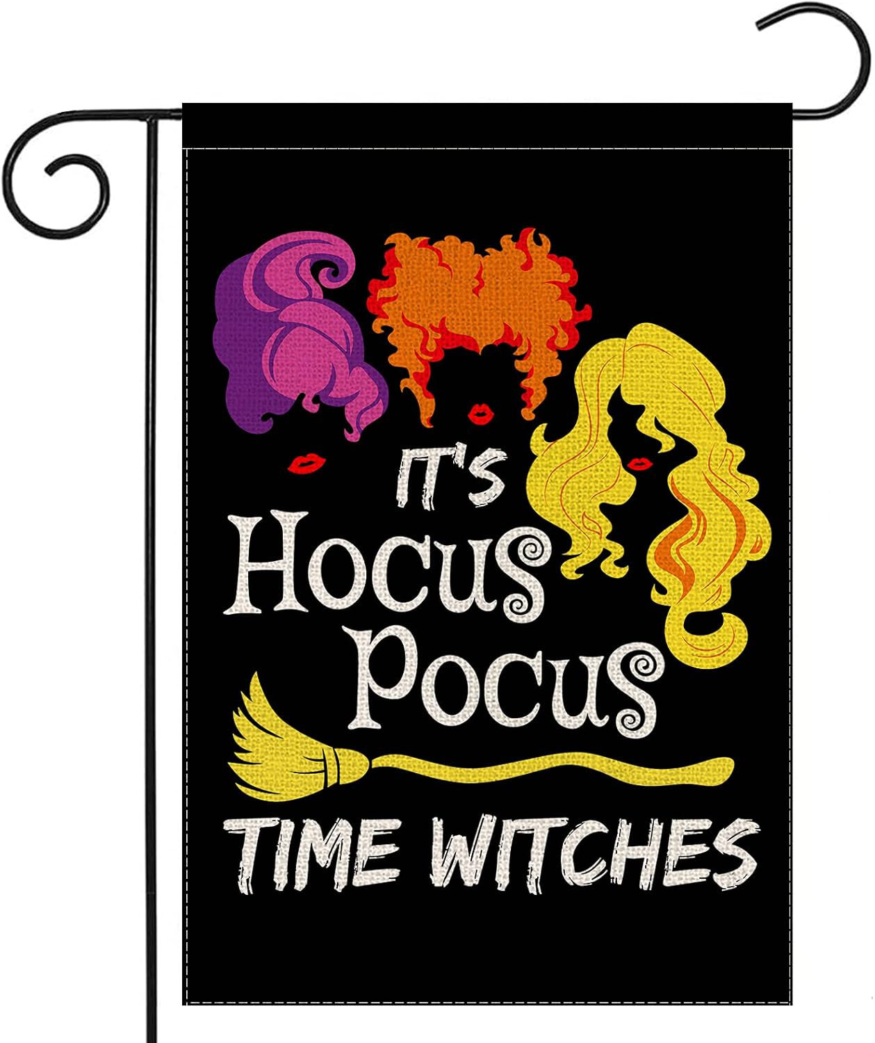 The Holiday Aisle® Halloween Hocus Pocus Garden Flags,Sanderson Sisters ...