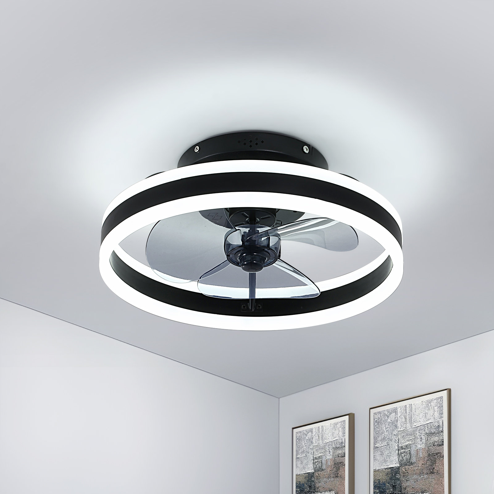Wrought Studio™ LED Round Ceiling Fan | Wayfair