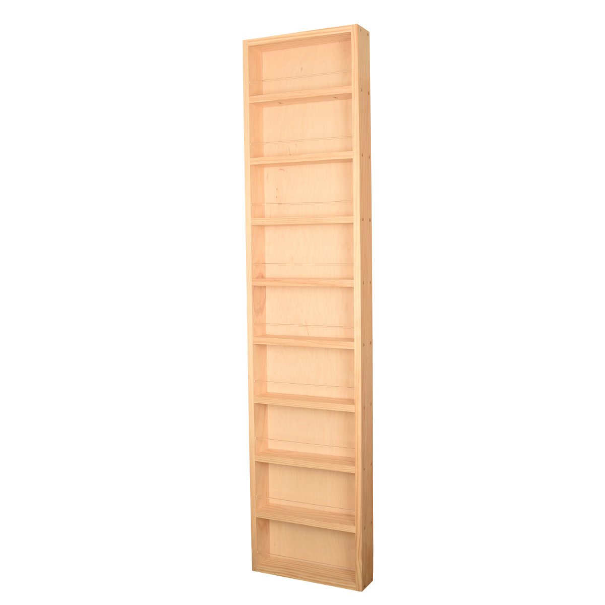 Timber Tree Cabinets Celebrity On the Wall Spice Rack 55h x 14w x 2.5d ...