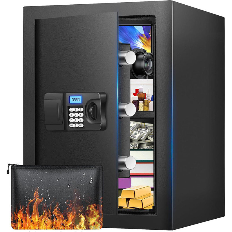 DEBLIT 2.6 Cuft Security Digital Office Safe Box With Fireproof ...