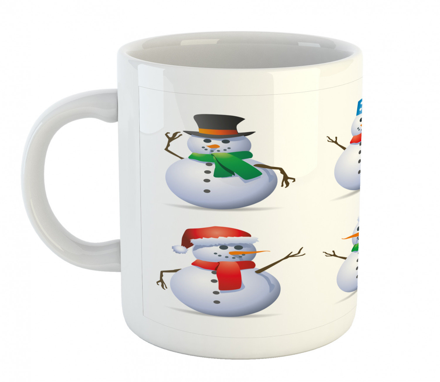 East Urban Home Snowmen Coffee Mug | Wayfair