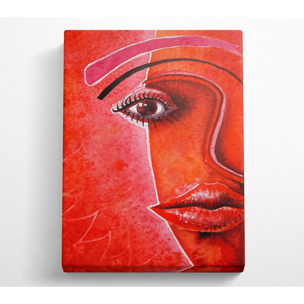World Menagerie Just Red - Wrapped Canvas Print | Wayfair.co.uk