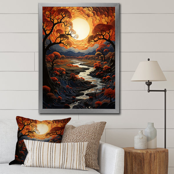 Red Barrel Studio® Howlan " African Tribal Sunset IV " on Canvas | Wayfair