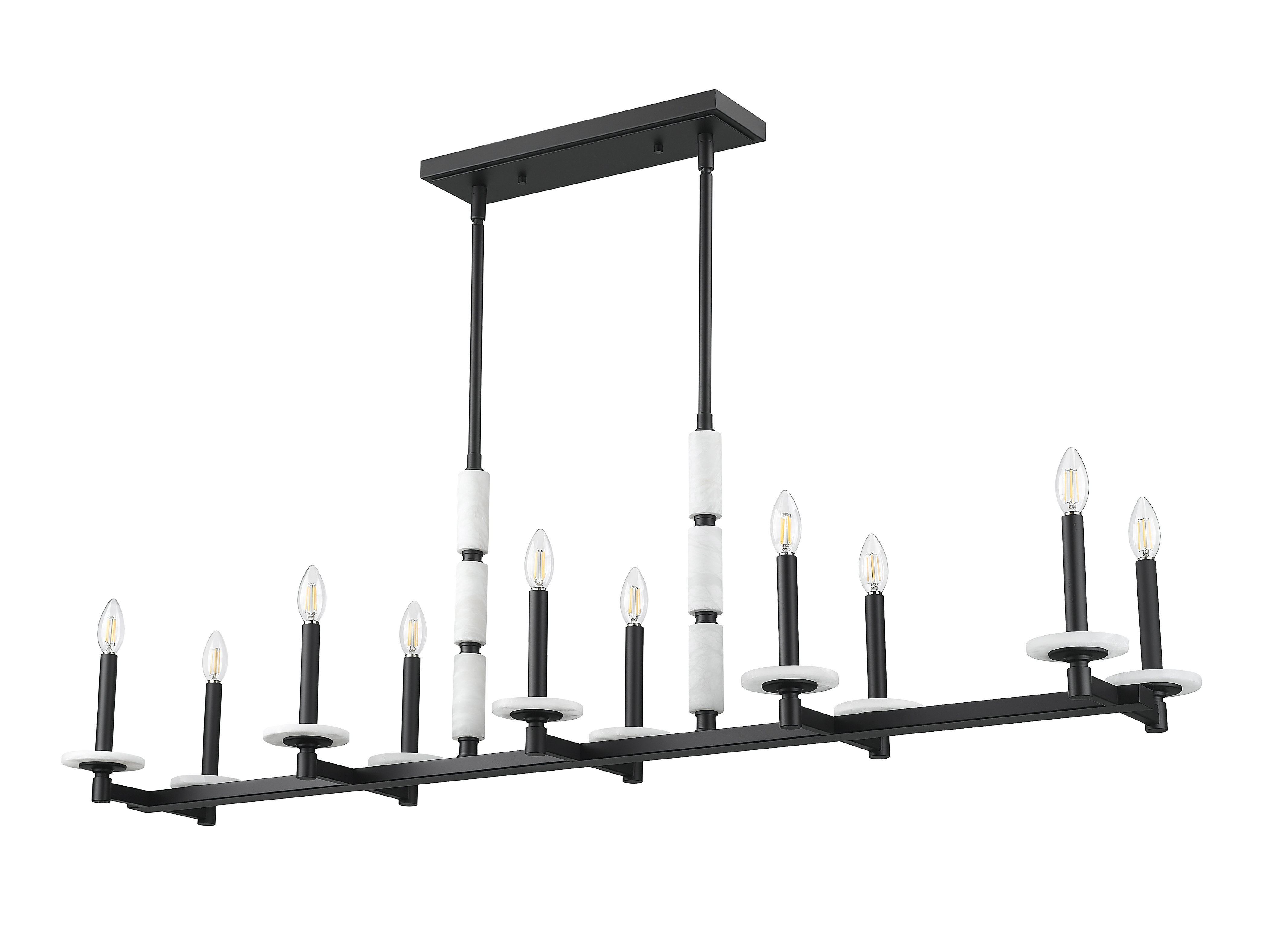 Gracie Oaks Burdine Modern Linear Chandelier | Wayfair