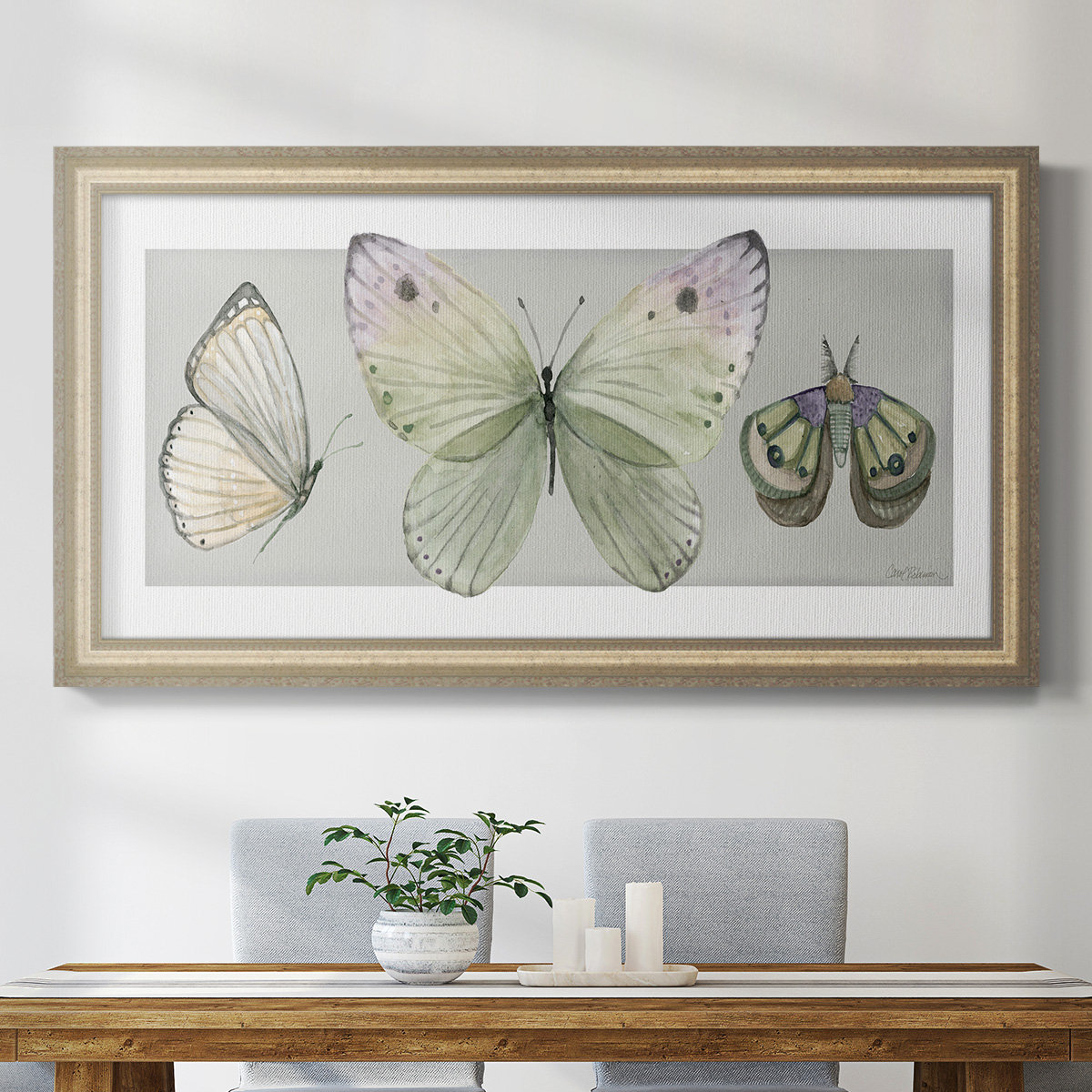 August Grove® Pretty Insects II - Single Picture Frame Graphic Art on ...