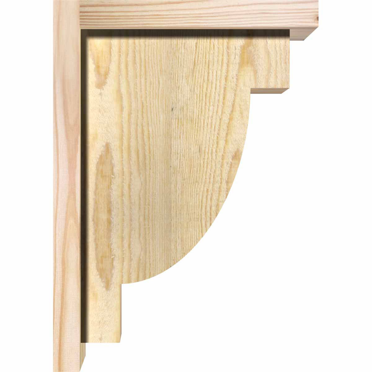 Ekena Millwork Alpine Corbel w/Backplate | Wayfair
