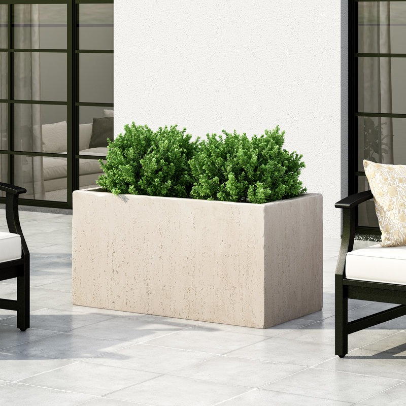 17 Stories Monterey Lightweight Concrete Planter Box & Reviews | Wayfair