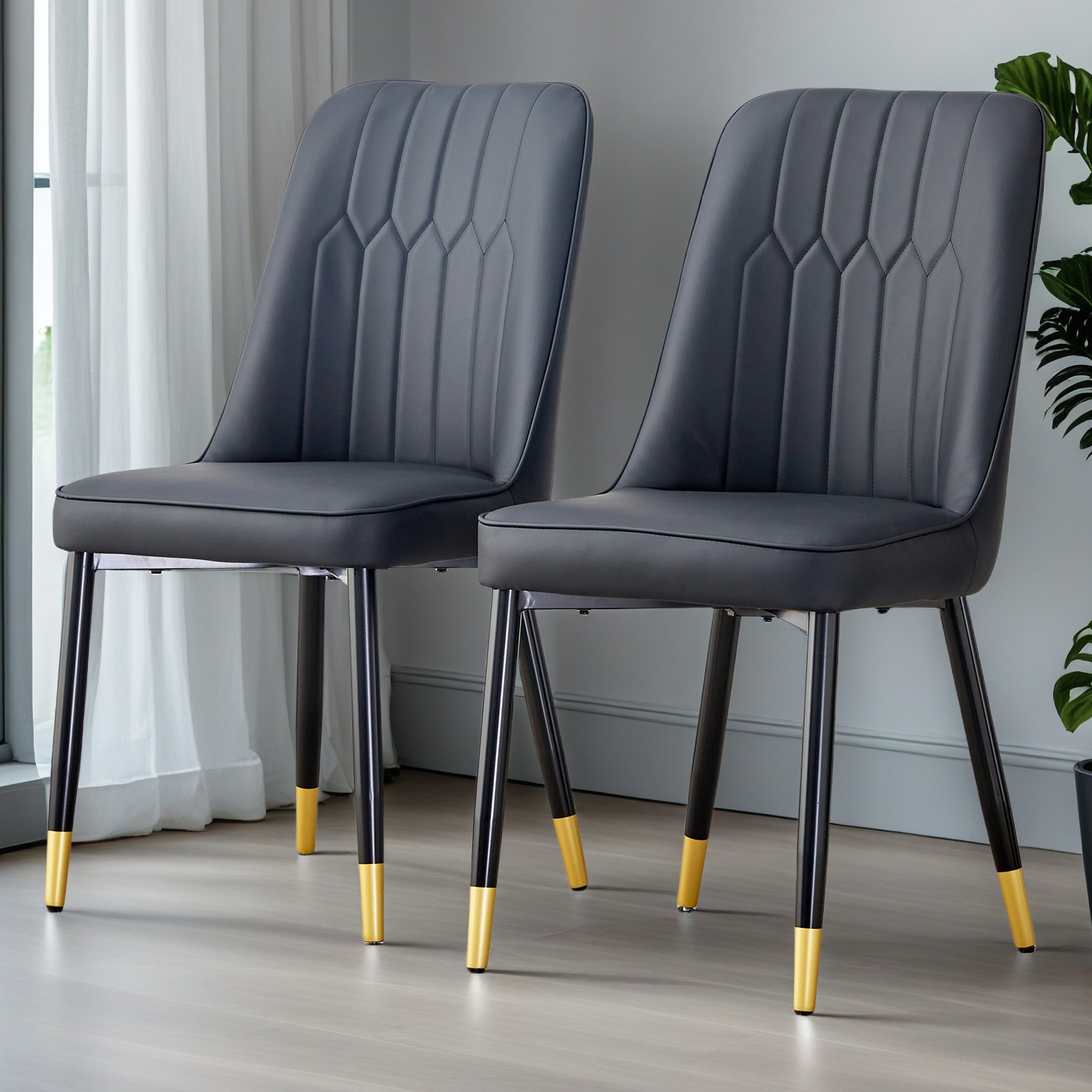Mercer41 2-Piece Set Dining Chair - Wayfair Canada