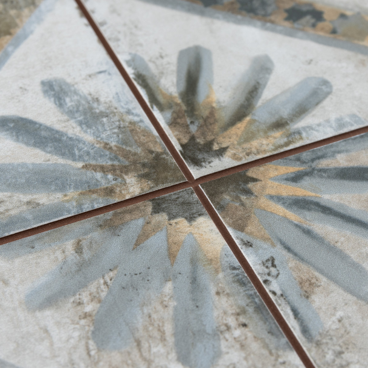 Merola Tile Harmonia 13" x 13" Ceramic Patterned Wall & Floor Tile ...