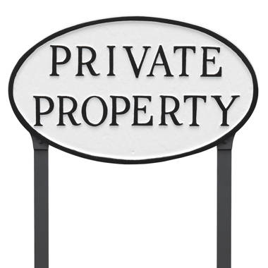 Red Barrel Studio® Weather Resistant Metal Garden Sign | Wayfair