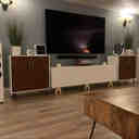 Wrought Studio™ Falak TV Stand for TVs up to 78" & Reviews | Wayfair