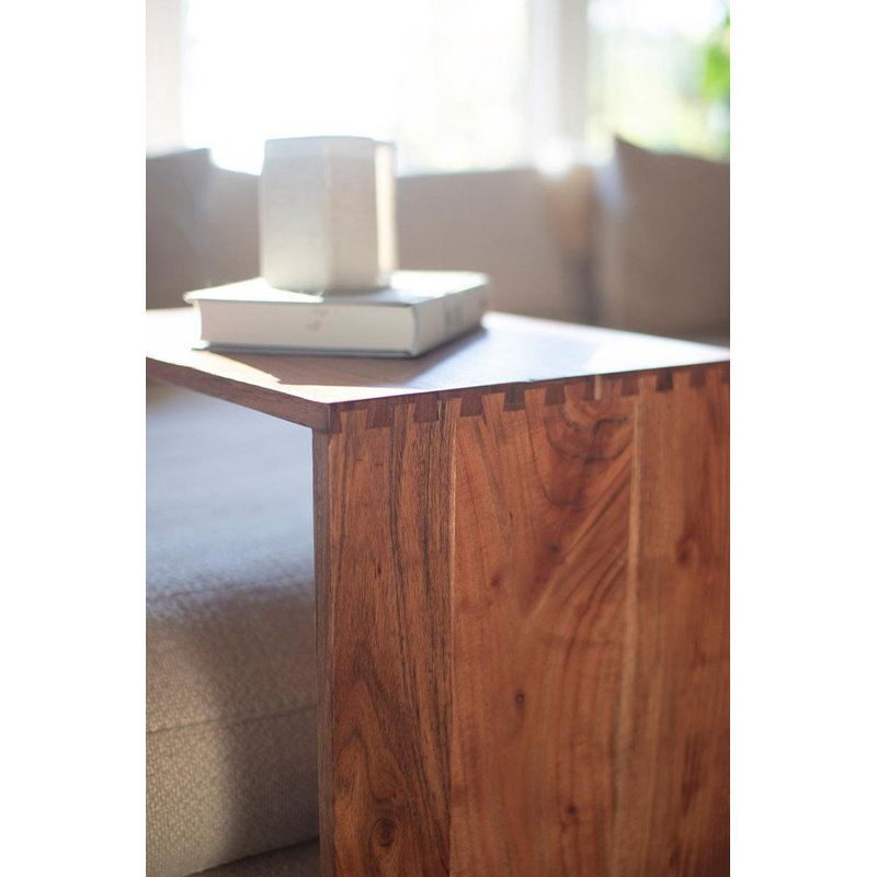 Millwood Pines Curnin Solid Wood C Table End Table & Reviews | Wayfair