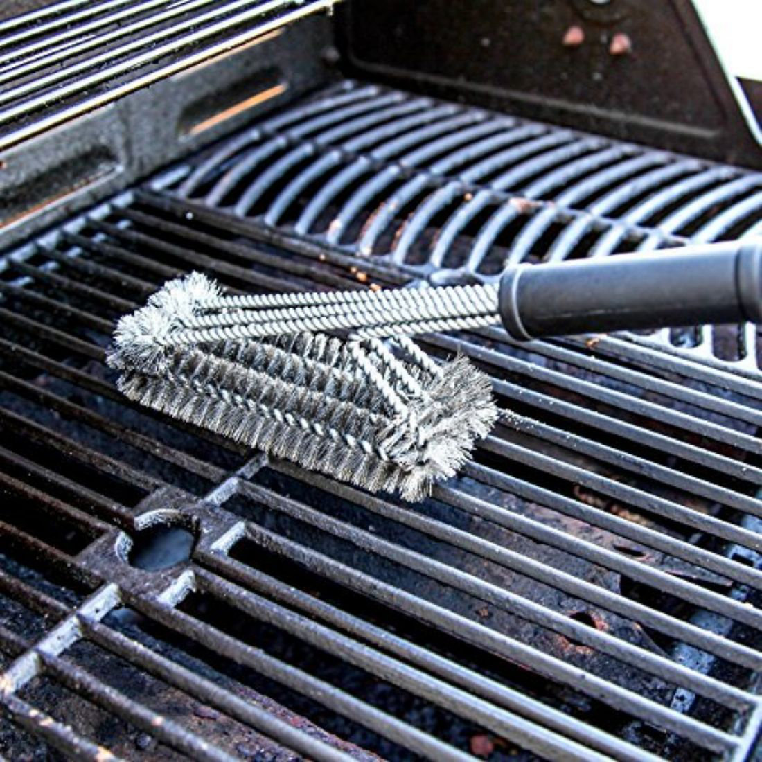 Bonison BBQ Grill Brush Barbecue Grill Grate Cleaner Stainless Steel ...
